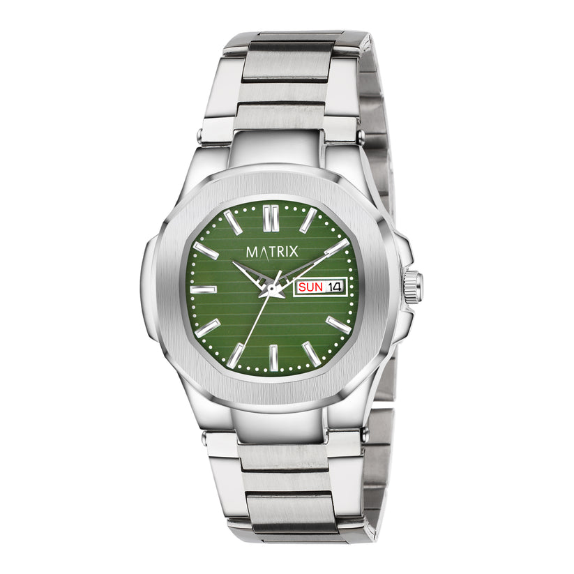 Matrix Octave Day Date With Stainless Steel Strap Analog Watch For Men ...
