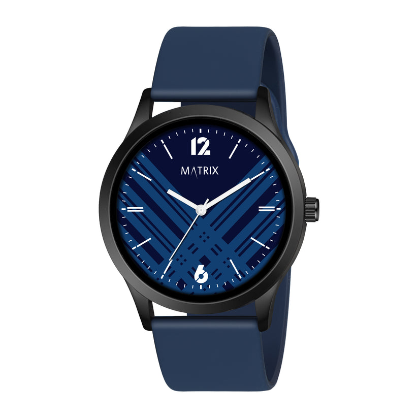 Matrix Classic Dial Silicone Strap Analog Watch for Men – Matrix Timepiece