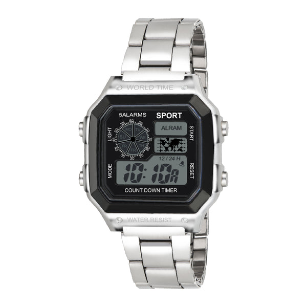 Matrix Sportz Digital Stainless Steel Sports Watch for Men & Boys ...