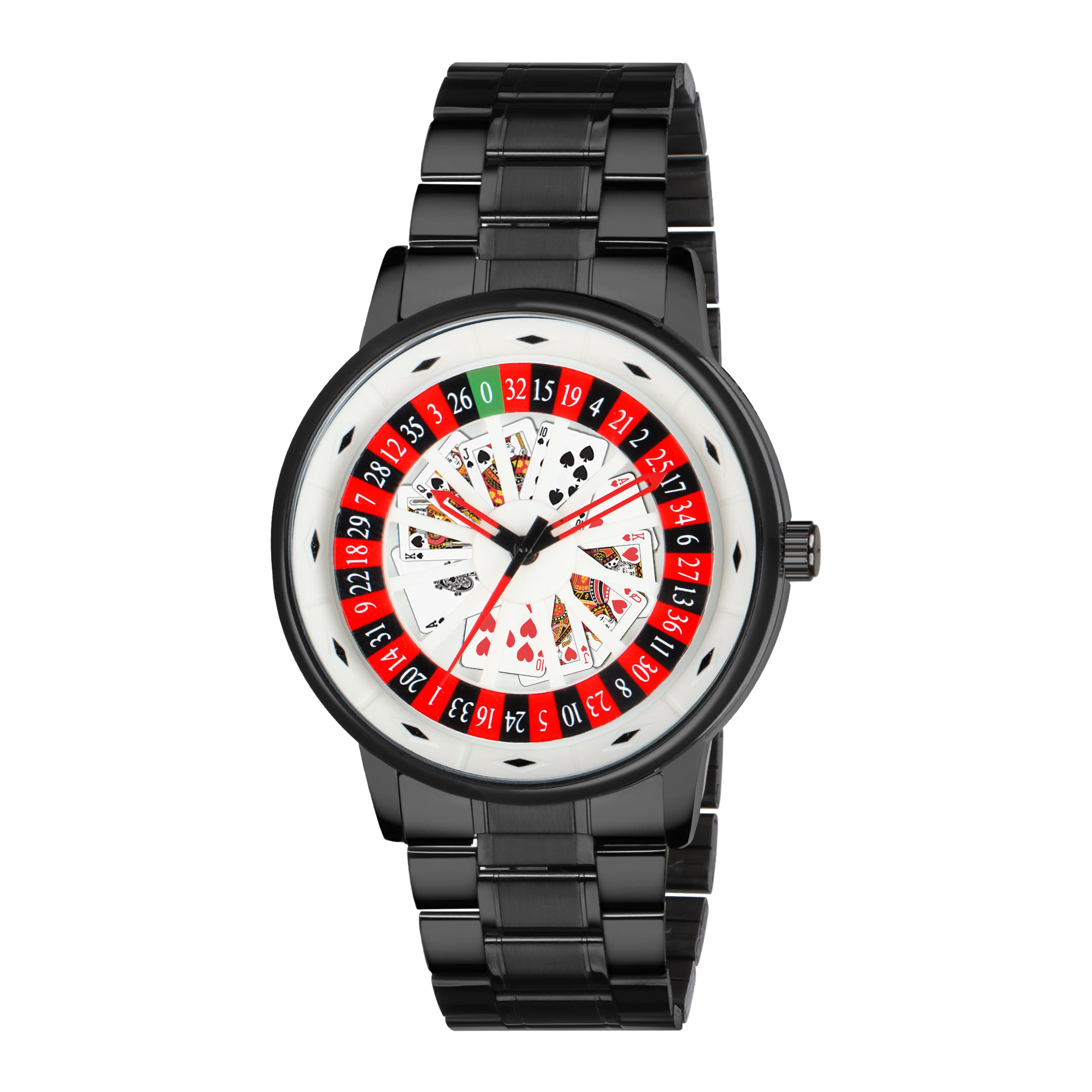 Matrix MotionX Rotating Roulette Dial With Stainless Steel Strap Analo ...